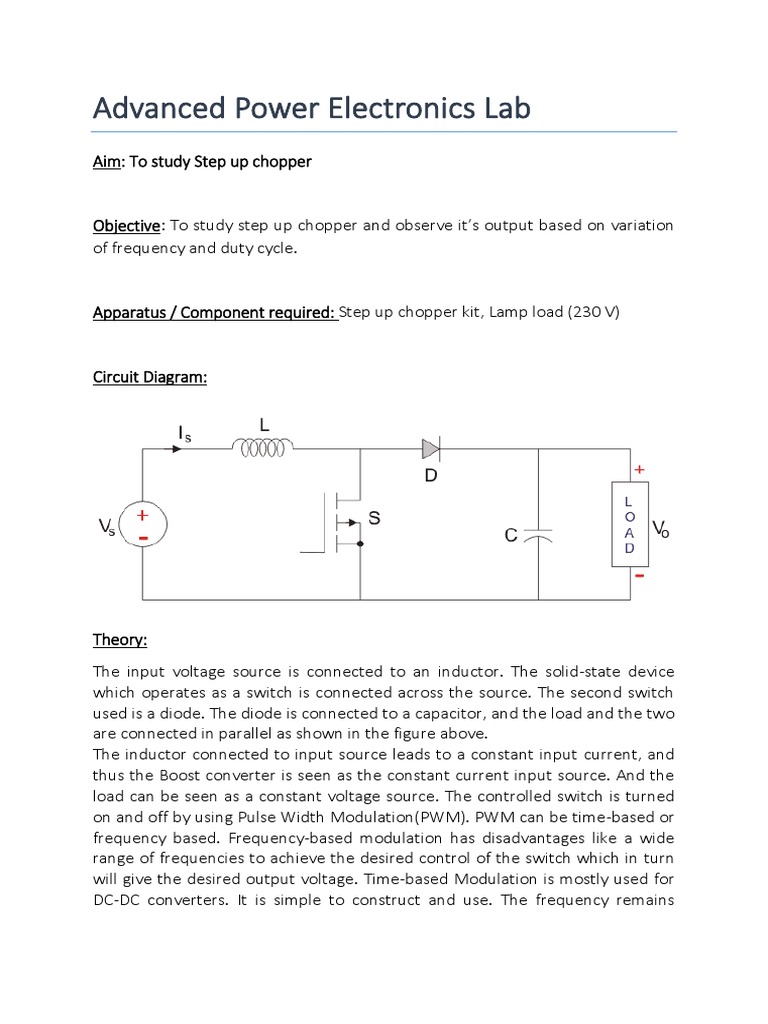 0 - 0 - Advanced Power Electronics Lab | PDF | Power Electronics ...