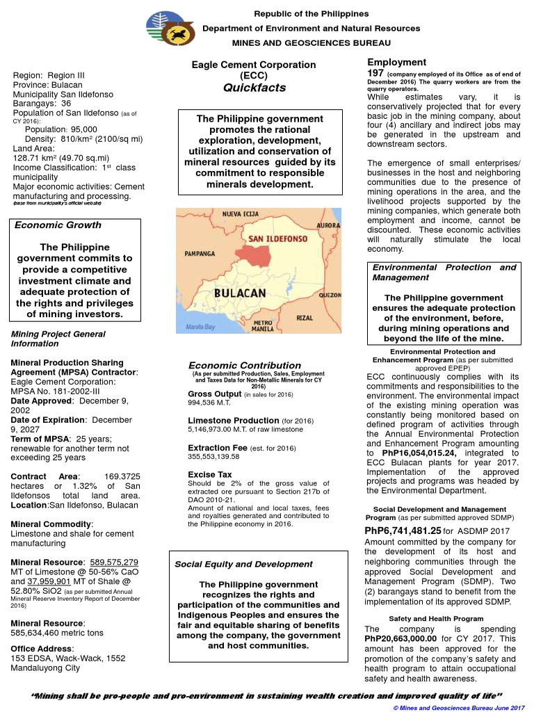Eagle Cement | PDF | Mining | Employment