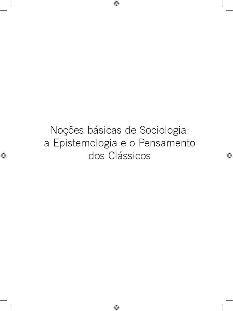 John Egbert Simbolo Malandro 0.6 Noções Básicas De Sociologia A