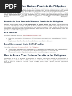 Pasay City Business Permit Renewal Guide | PDF | Business | Finance ...