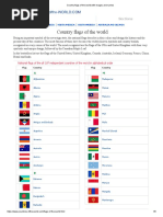 All Country Flags With Names in The World PDF | PDF | Semiotics | Collecting