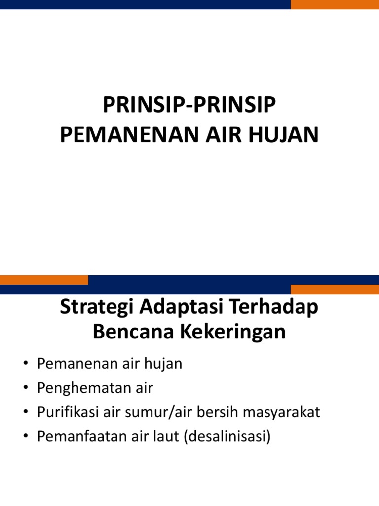 MATERI 7c Pemanenan Air Hujan | PDF