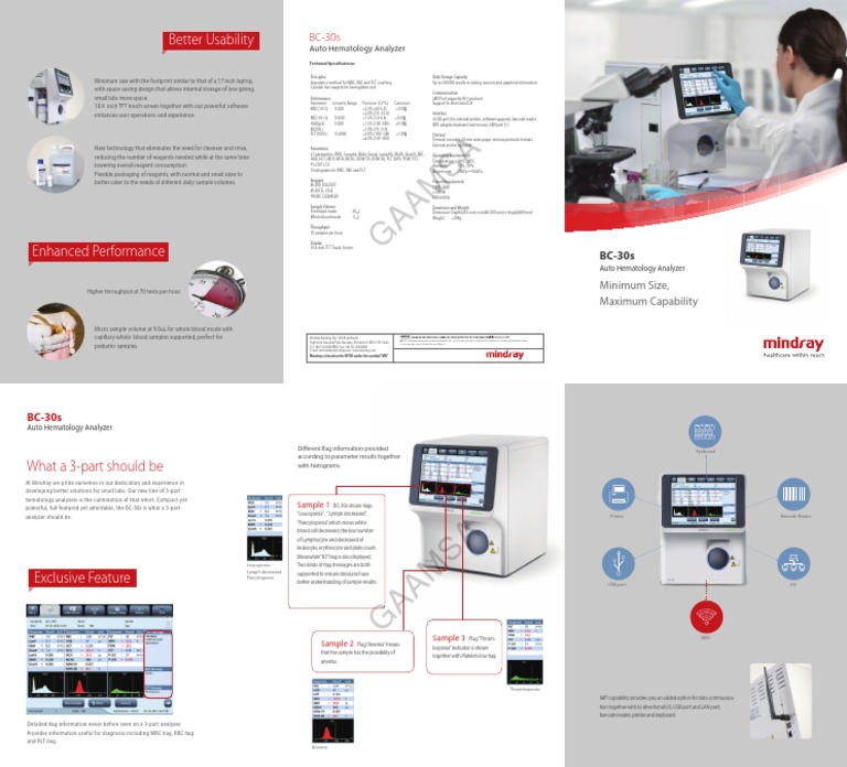 bc30s Brochure | PDF | White Blood Cell | Computing