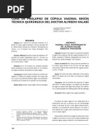 Colporrafia Anterior y Posterior Tecnica Quirurgica PDF | PDF | Cirugía ...