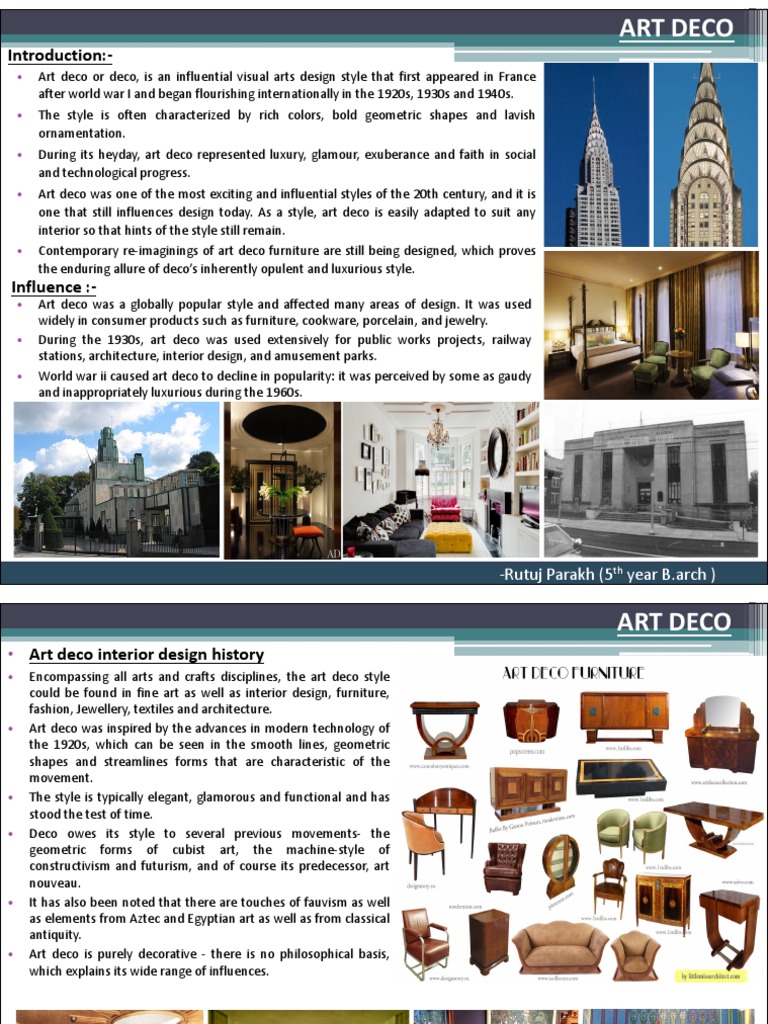 Art Deco | PDF | Art Deco | Interior Design