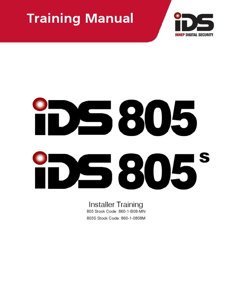 Ids 805 Training v1.1 | PDF | Telephone Number | Telephone