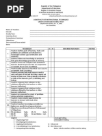 EFDT Learning Plan | PDF | Educational Assessment | Dances