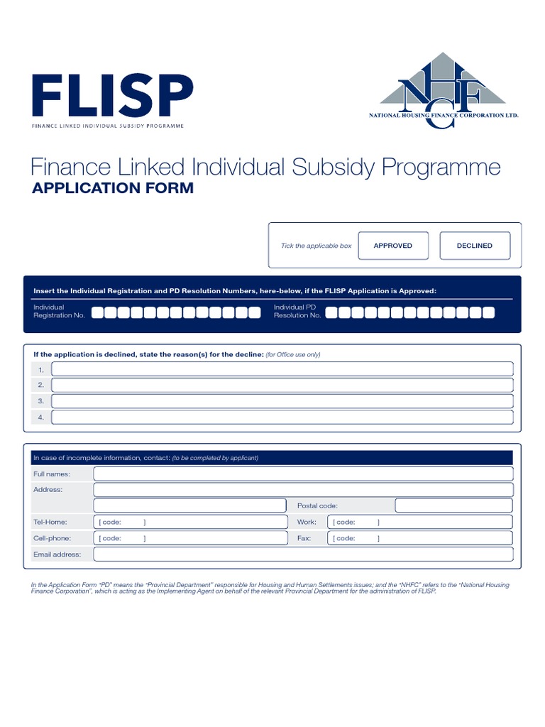 FLISP Application Form | Download Free PDF | Notary Public | Marriage