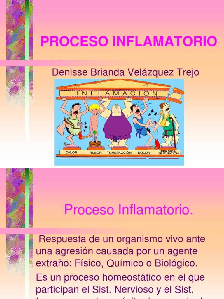 Proceso Inflamatorio | PDF | Edema | Inflamación