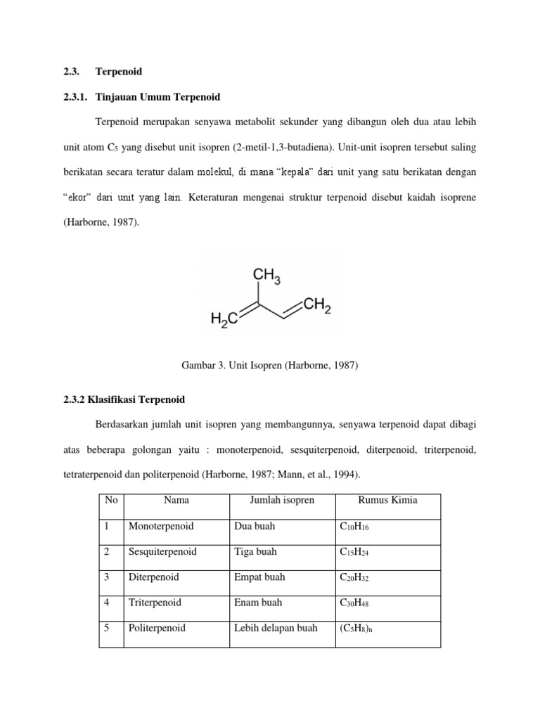 Terpenoid | PDF | Sains & Matematika