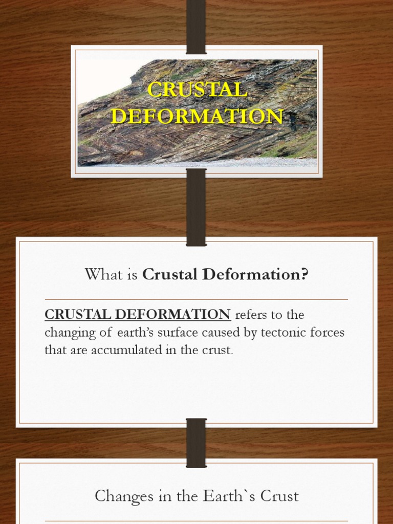 Understanding Crustal Deformation Types | PDF | Deformation ...