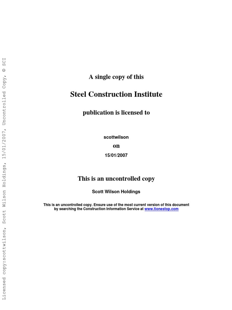 BS 5950-1 2000 Volume 2 Worked Example, 23-Tying and The Avoidance of ...