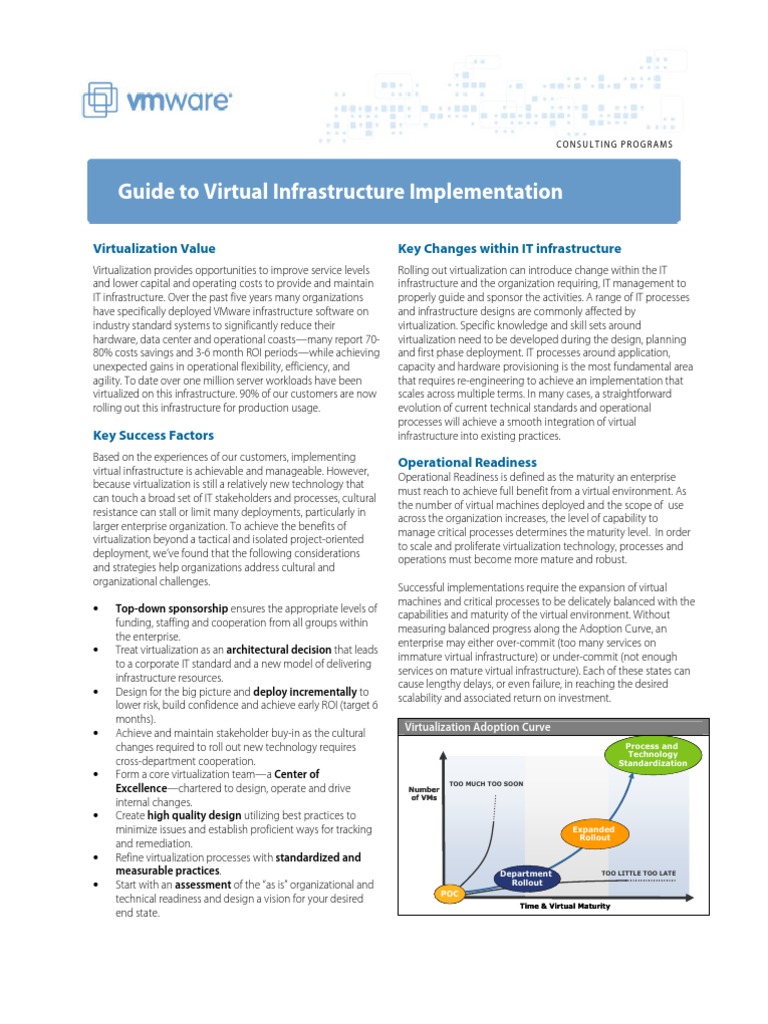 Guide To VI Implementation | PDF | Virtualization | Information Technology