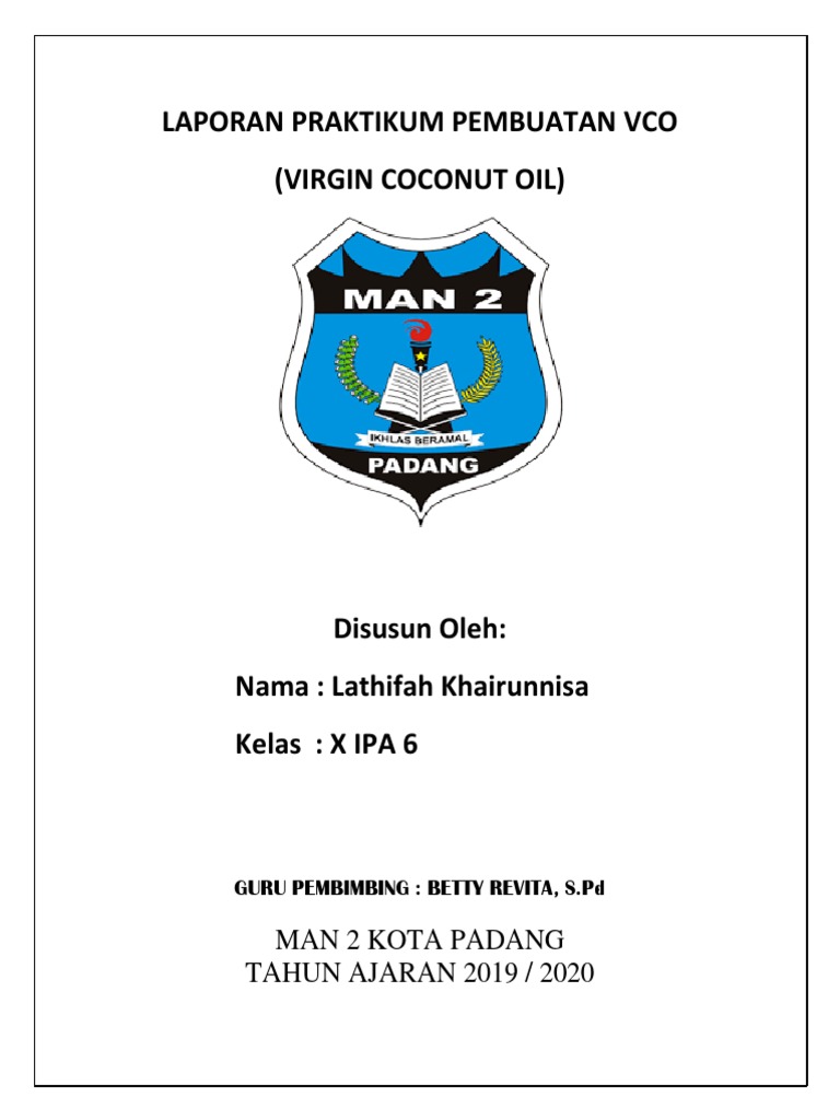 Laporan Praktikum Pembuatan Vco | PDF