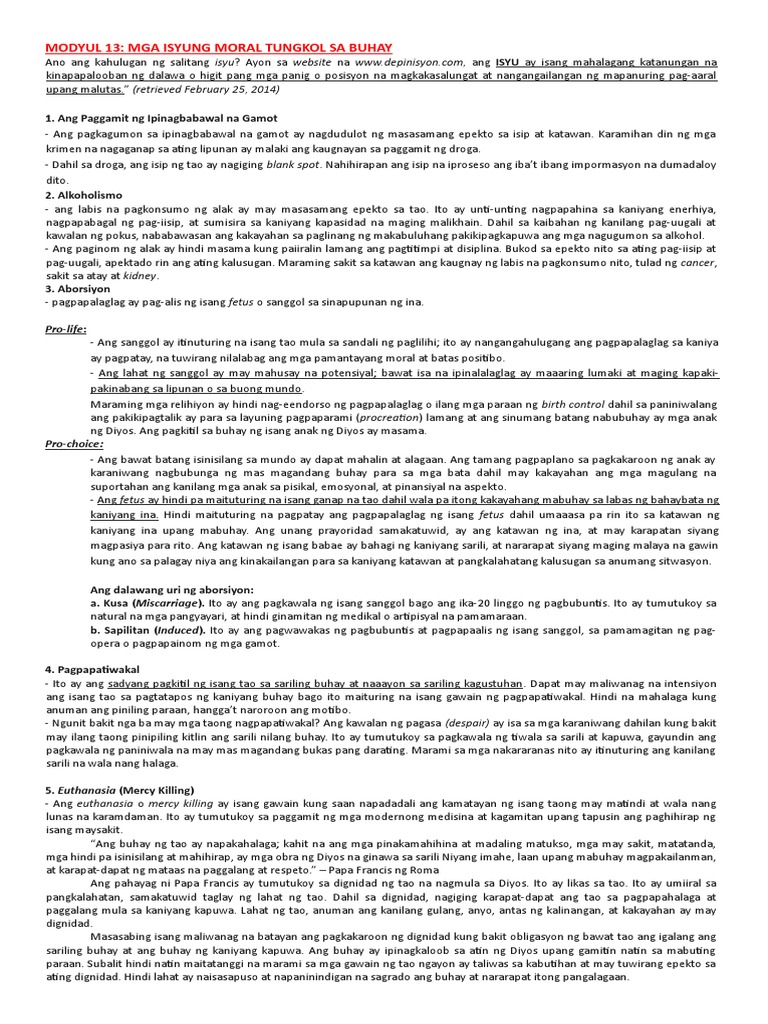 GR 10 4th Grading Lecturette | PDF