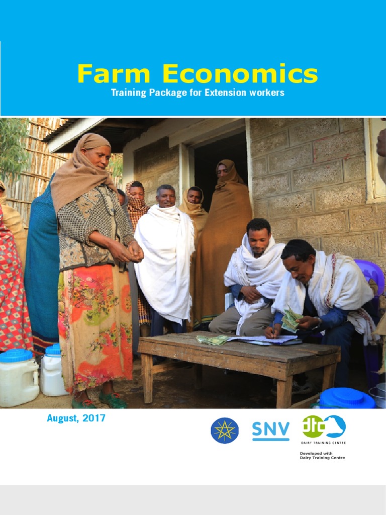 Farm Economics Training Manual and Guideline | PDF | Cattle | Farms