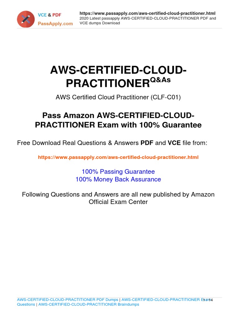 AWS CERTIFIED CLOUD PRACTITIONER Demo | PDF | Amazon Web Services ...
