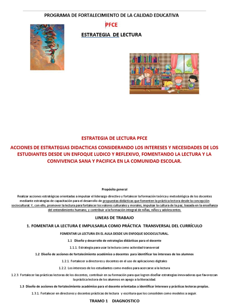 Estrategia de Lectura.2 | PDF | Maestros | Plan de estudios