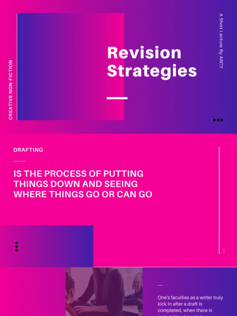 Creative Non Fiction Revision Strategies | PDF | Epistemology | Cognition