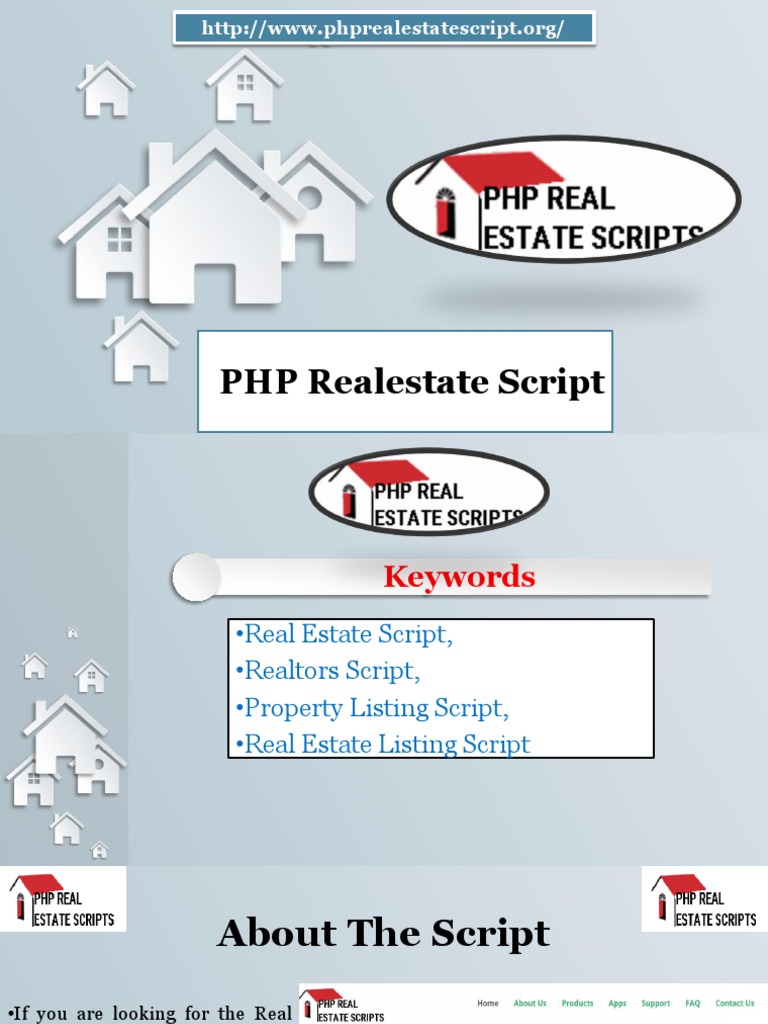 Real Estate PHP Listing Script Solutions | PDF | Law