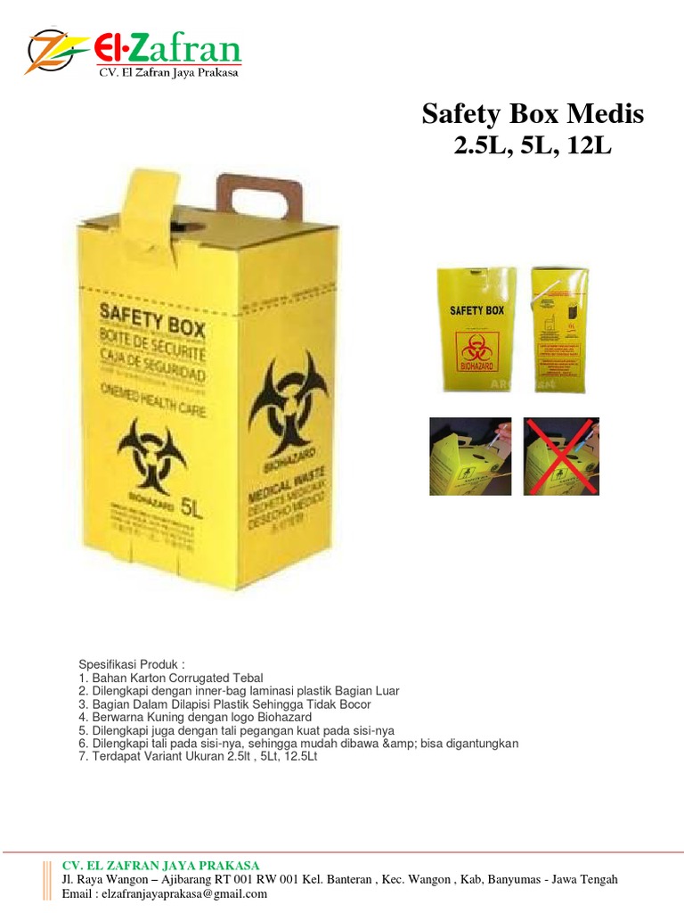 Brosur Safety Box 5Lt | PDF
