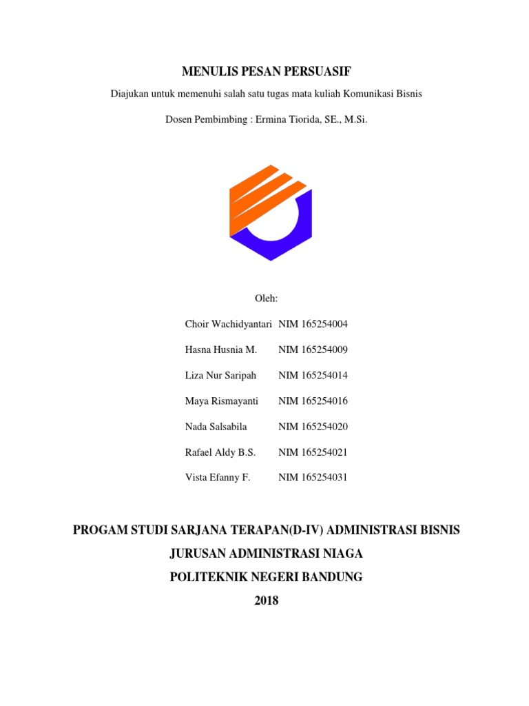 Laporan Menulis Pesan Persuasif | PDF | Karier & Perkembangan