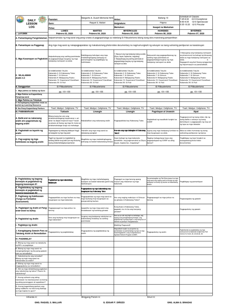 El Filibusterismo 3rd Week | PDF