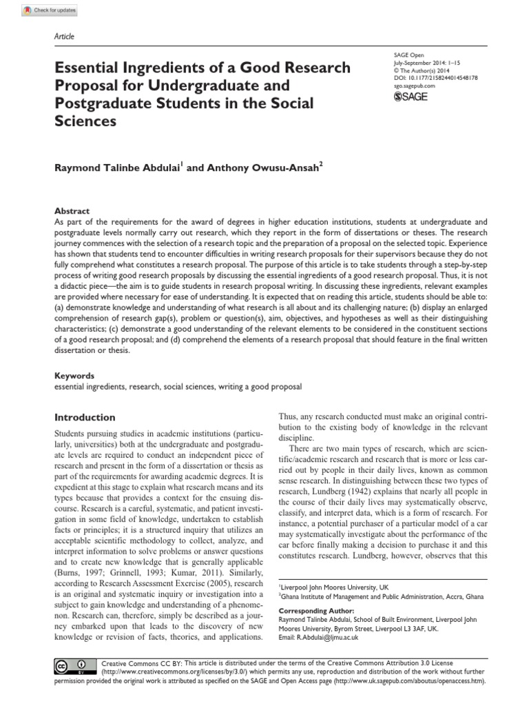 Essential Ingredients of A Good Research | PDF | Hypothesis | Thesis