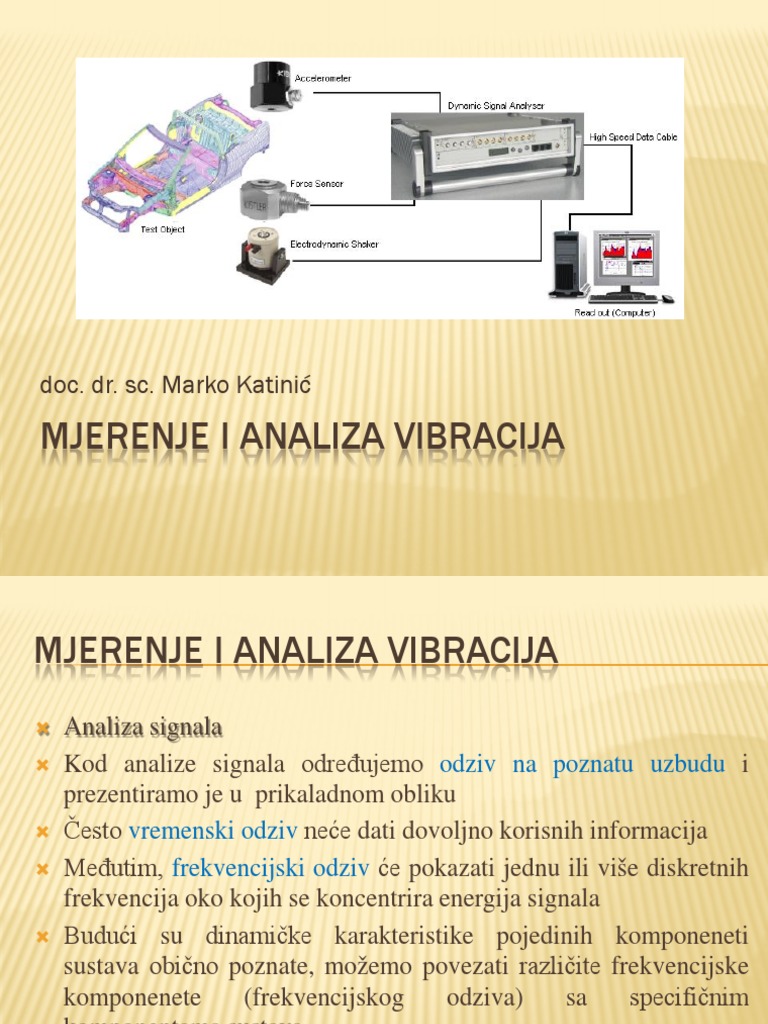 Mjerenje I Analiza Vibracija - P15 | PDF