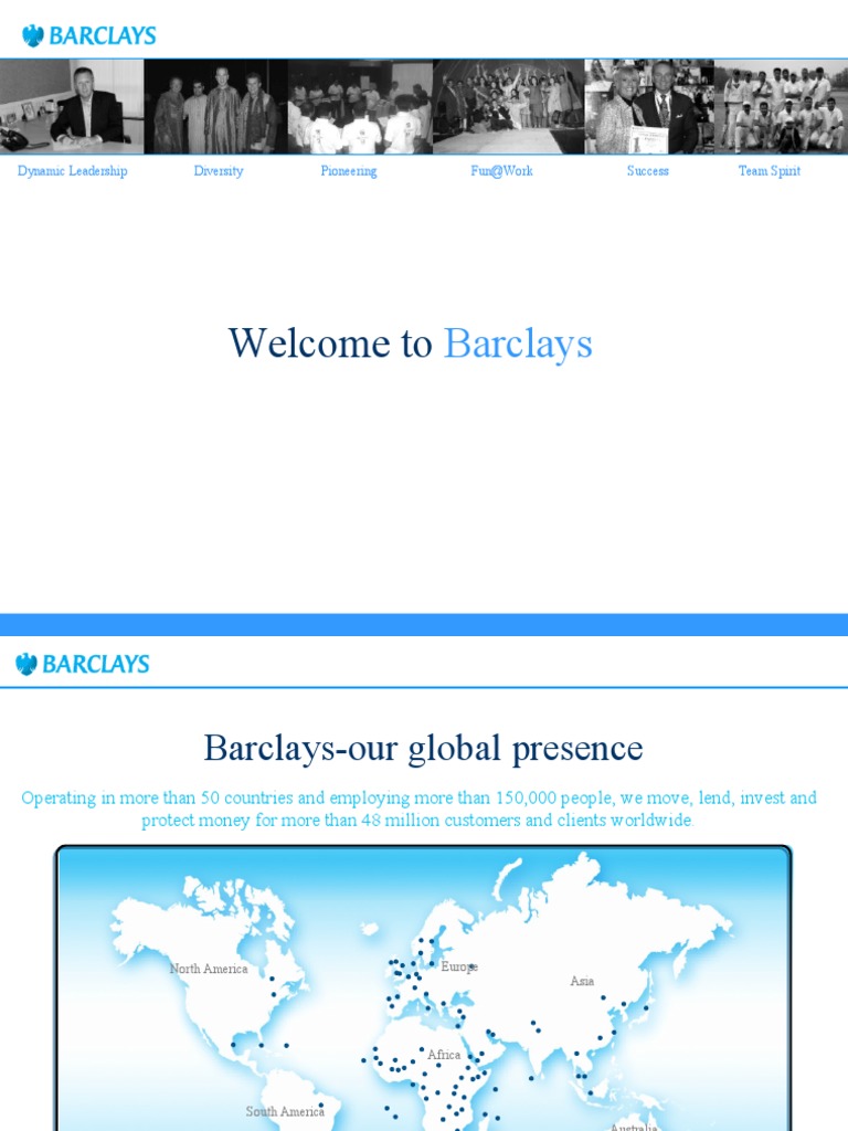 Barclays Campus Presentation 2009 - 10 | PDF | Barclays | Banks