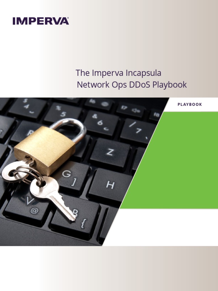 Playbook - The Network Ops DDoS Playbook | PDF | Denial Of Service ...