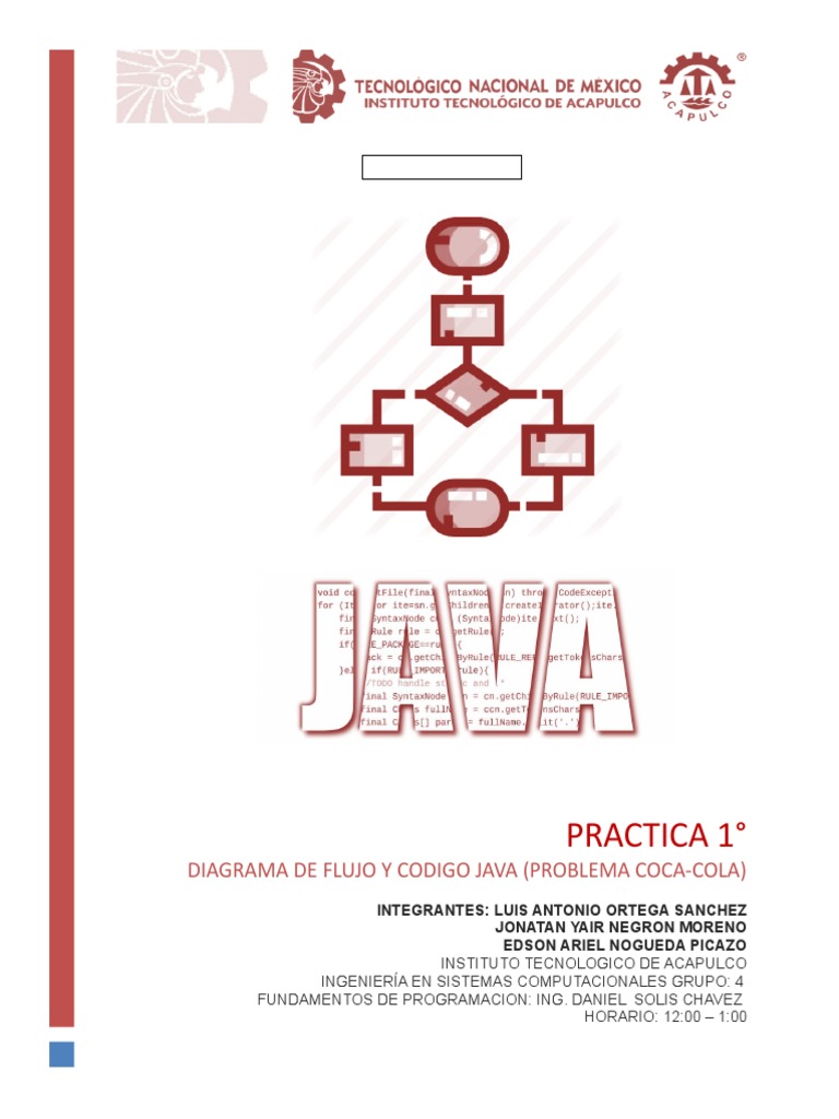 Practica 1 Fundamentos de Programacion | PDF | Java (lenguaje de programación) | Ingeniería ...