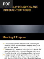 Order 39 Rule 1 and 2 | PDF | Injunction | Lawsuit