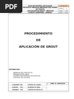 Instructivo-Aplicación de Grout | PDF | Albañilería | Ingeniería ...