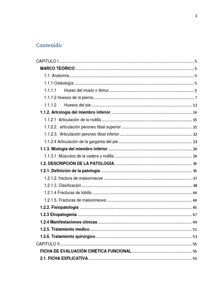 Fractura de Maisonéve: Tratamiento y Recuperación | PDF | Rodilla ...