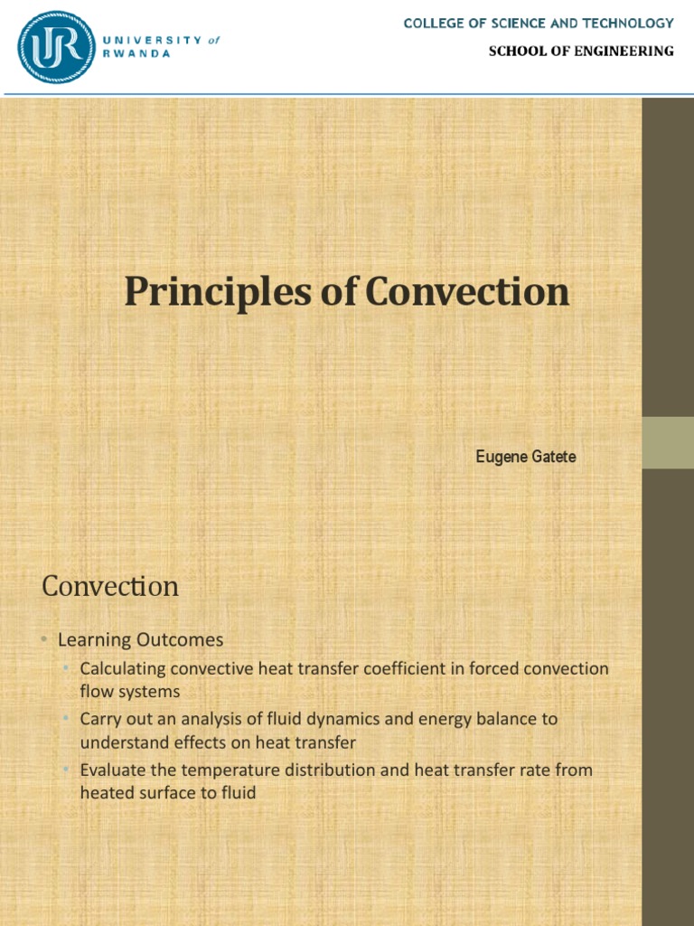 Convection Intro | PDF | Boundary Layer | Fluid Dynamics