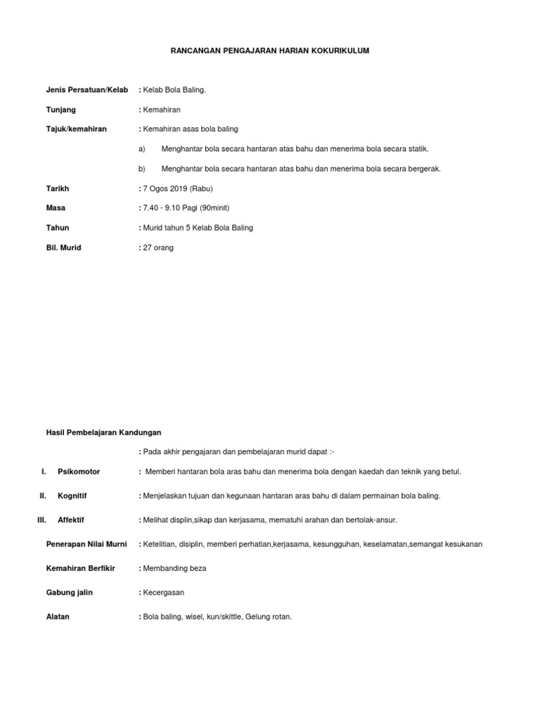 RPH Koku PR Praktikum 1 | PDF