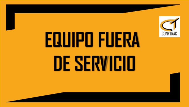 Equipo Fuera de Servicio | PDF