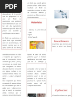 Fluido No Newtoniano Triptico | PDF | Viscosidad | Fluido