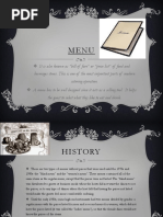 17 Course French Classical Menu | PDF | Entrée | Salad