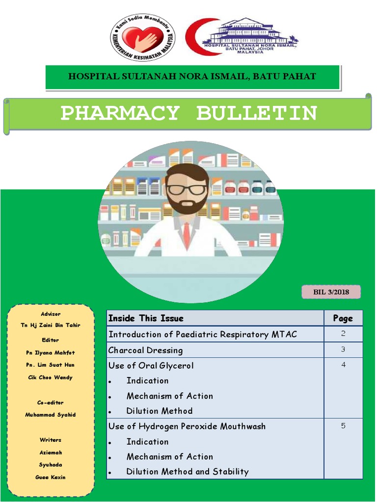 Pharmacy Bulletin Bil.3.2018 | PDF | Wound | Glycerol