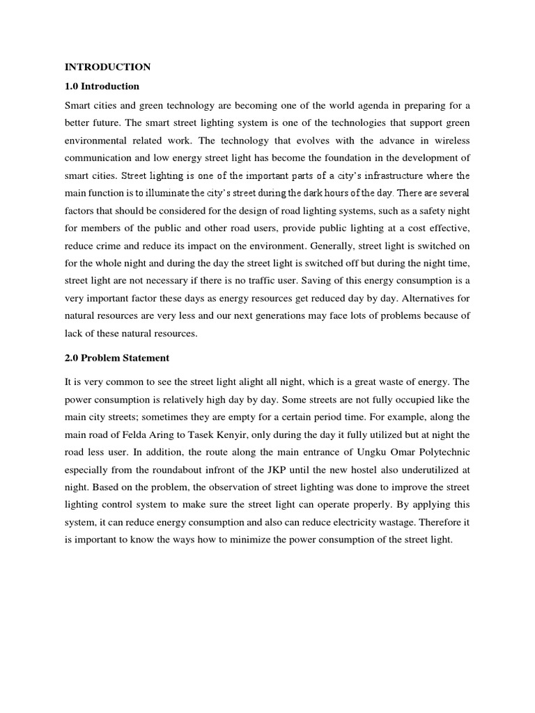 Proposal of FYP | PDF | Street Light | Lighting