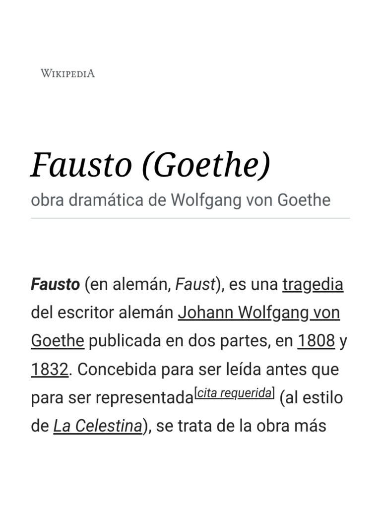 Fausto (Goethe) | PDF | Fausto de Goethe