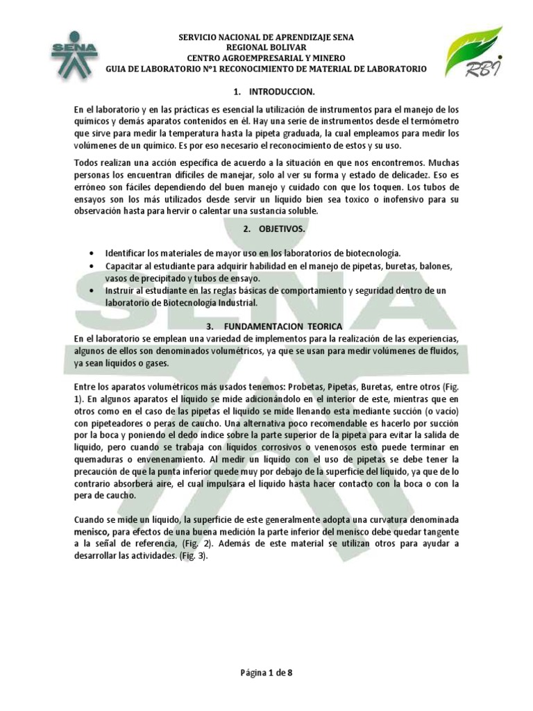 Reconocimiento de Equipos y Materiales | PDF | Laboratorios | Lentes Reconocimiento de Equipos y Materiales | PDF | Laboratorios | Lentes
