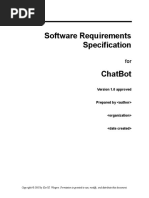 Srs Chatbot Srs | PDF | Computer Programming | World Wide Web