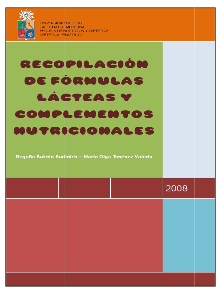 Fórmulas Lácteas y Complementos Nutricionales. | PDF | Leche | Cereales