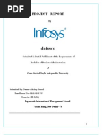 Organizational Structure of Infosys | PDF | Revenue | Corporations