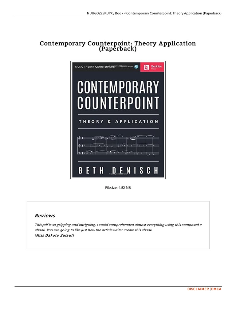 Read 9780876391839 Contemporary Counterpoint Theory Application Pap | PDF | Entertainment ...