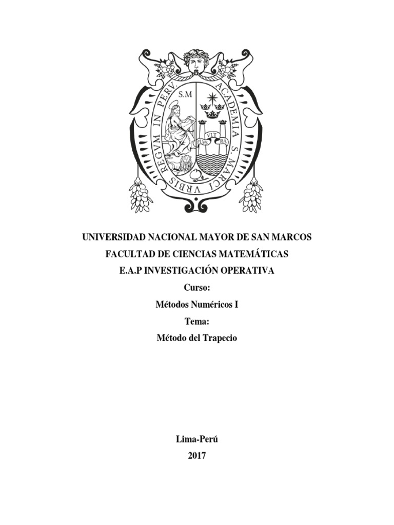 Método Del Trapecio | PDF | Metodología filosófica | Matemáticas De La Computación