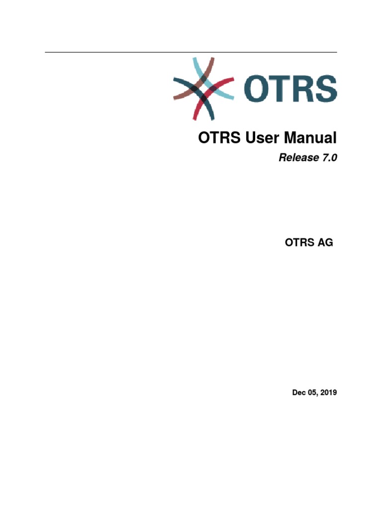 Otrs User Manual 7.0 en | PDF | Icon (Computing) | Graphical User ...